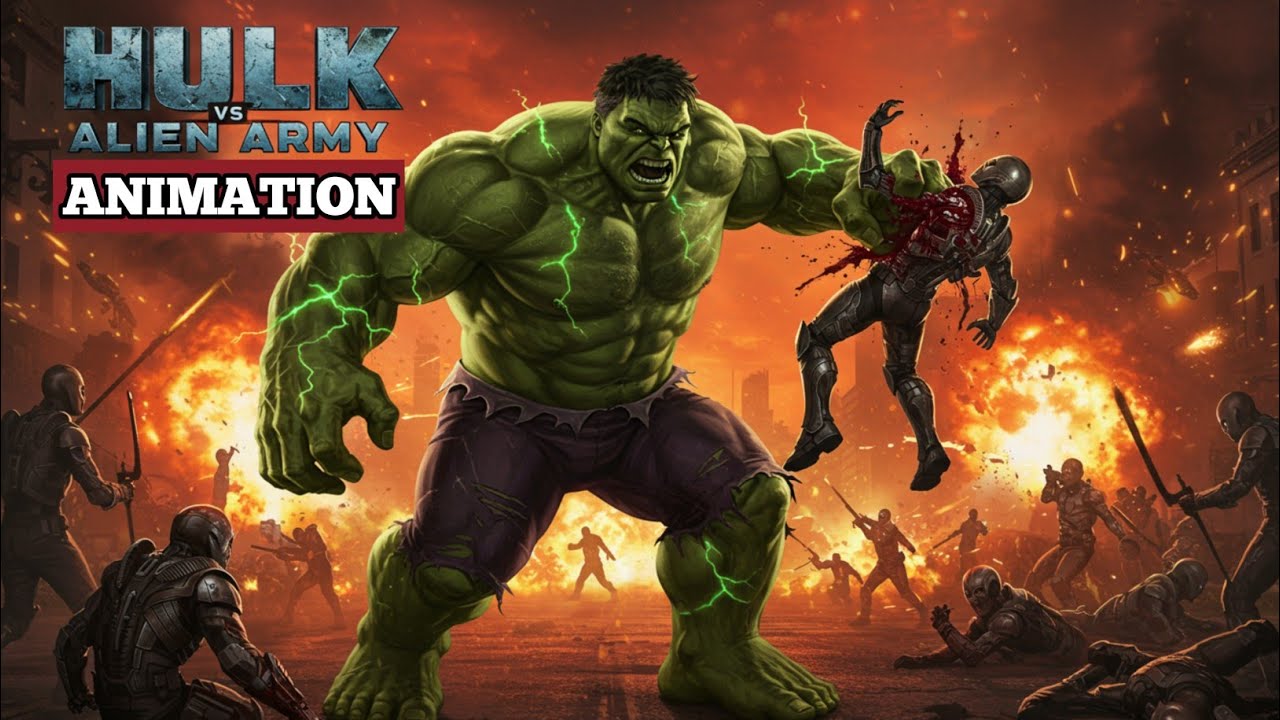 Alien Invasion || World Breaker Hulk || Animation - YouTube