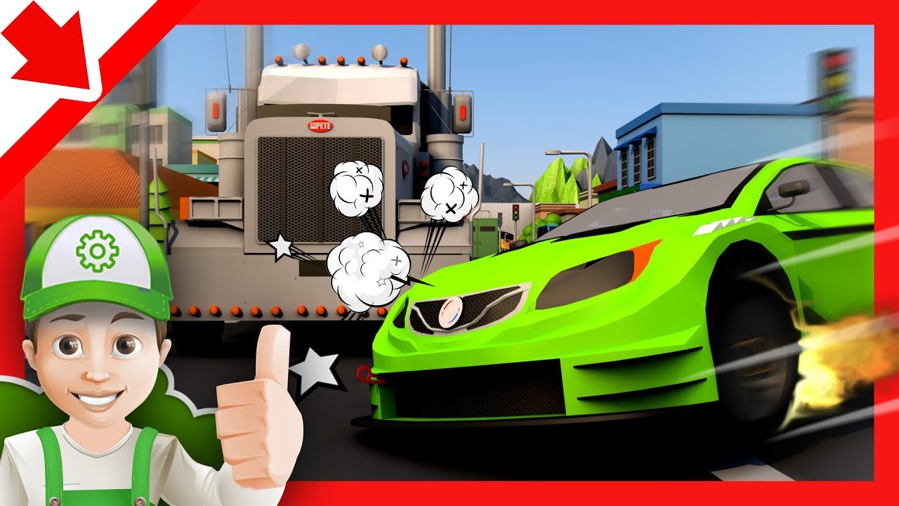 POMPIERI Cartoni animati italiano. Pompieri per bambini. Camion dei ...