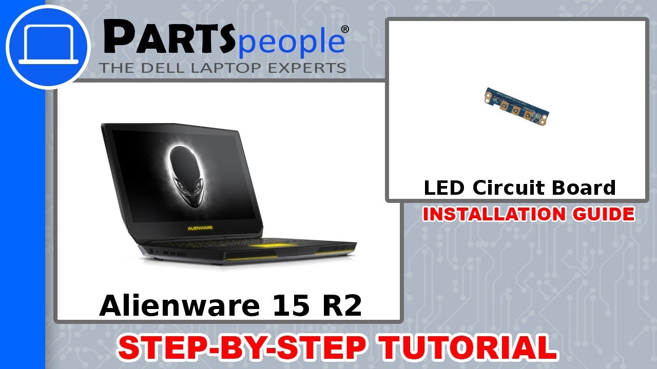 Dell Alienware 15 R2 (P42F002) LED Lights Circuit Board How-To Video ...
