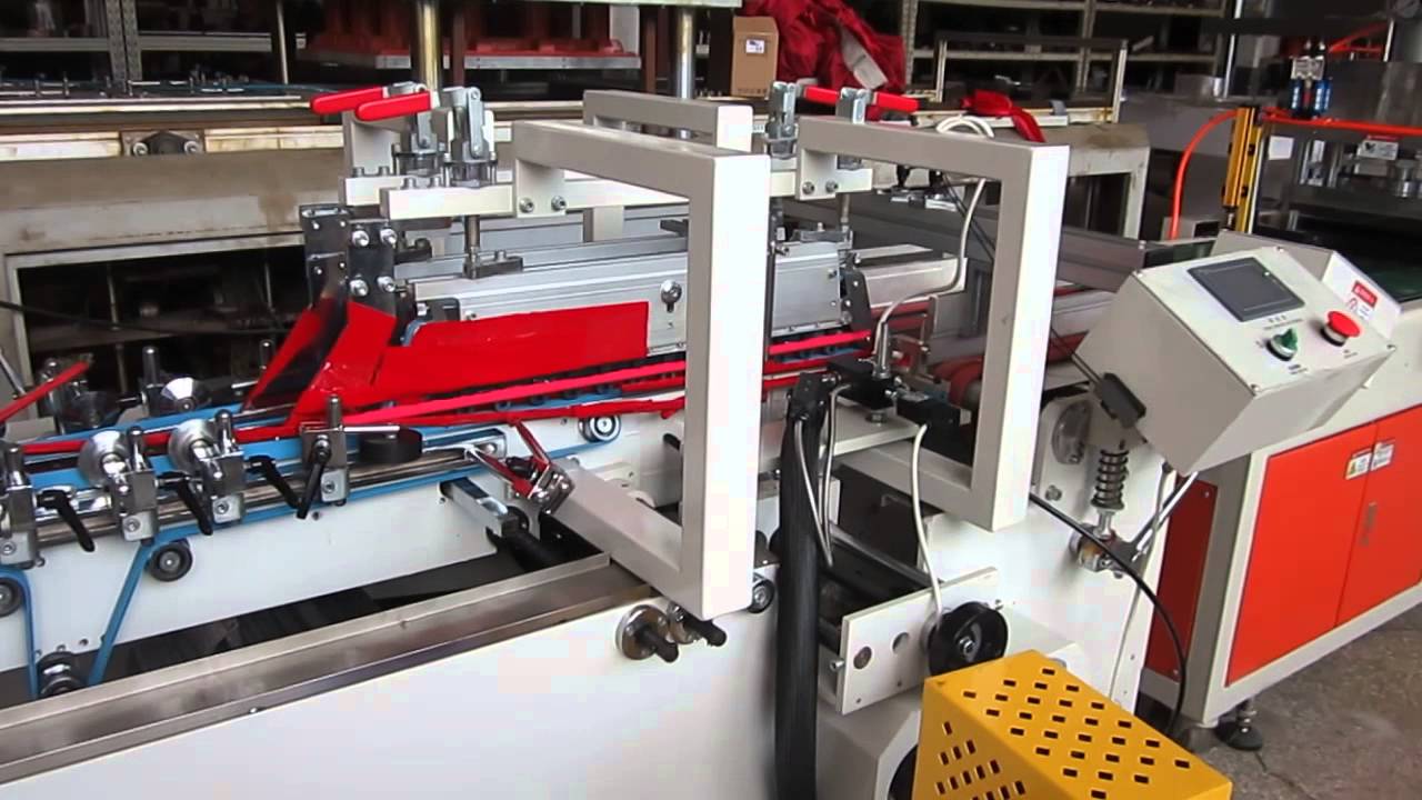 curtain boxes creasing gluing machine ,curtain long box making machine ...