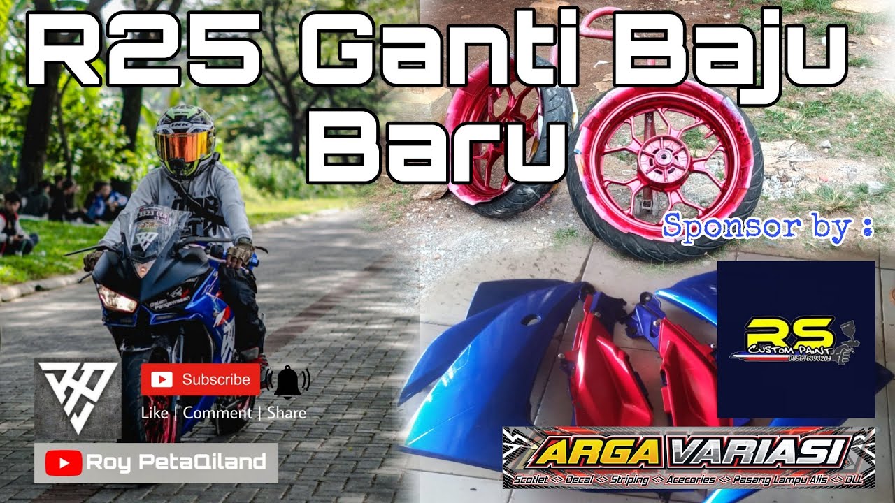 R25, poles tipis tipis... Rekomendasi Repaint & Cutting Sticker wilayah ...