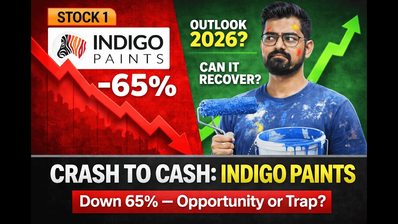 Crash to Cash: Indigo Paints | Down 65% — Opportunity or Value Trap? # ...