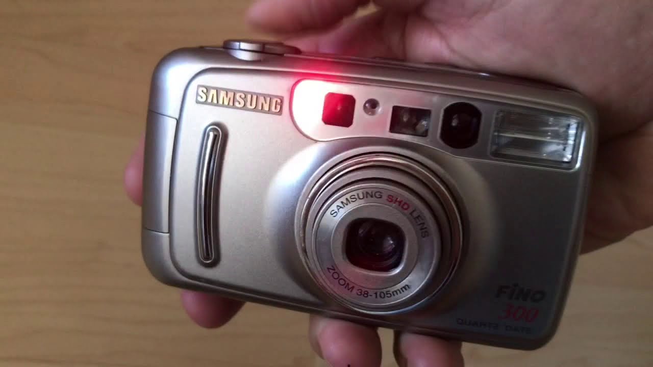 Samsung Fino 300 retro 35 mm film camera - YouTube