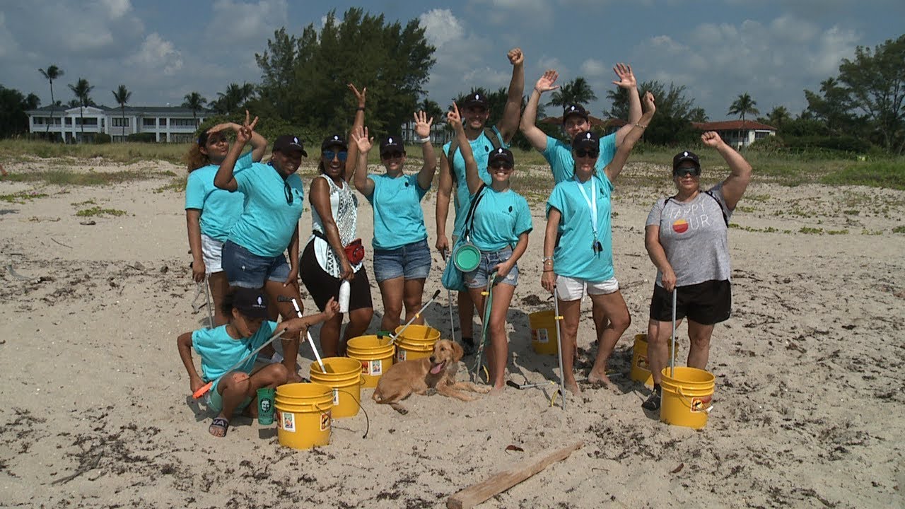 Students Organize Beach Cleanups - YouTube