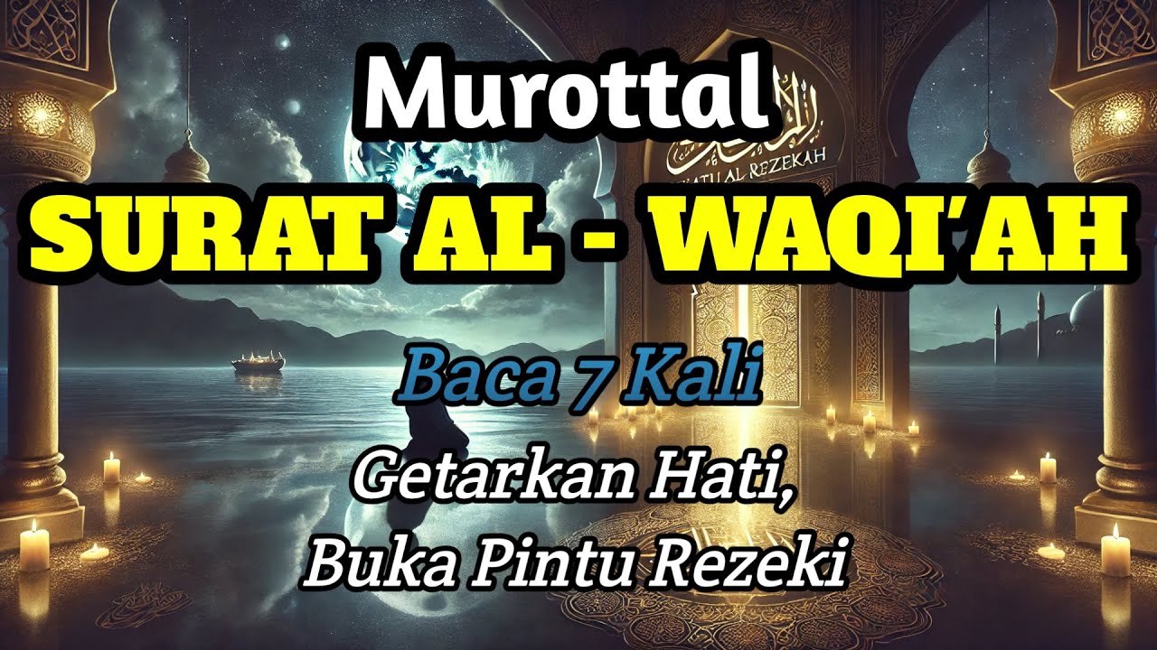 Murottal Surat Al-Waqiah : Getarkan Hati, Buka Pintu Rezeki ! - YouTube