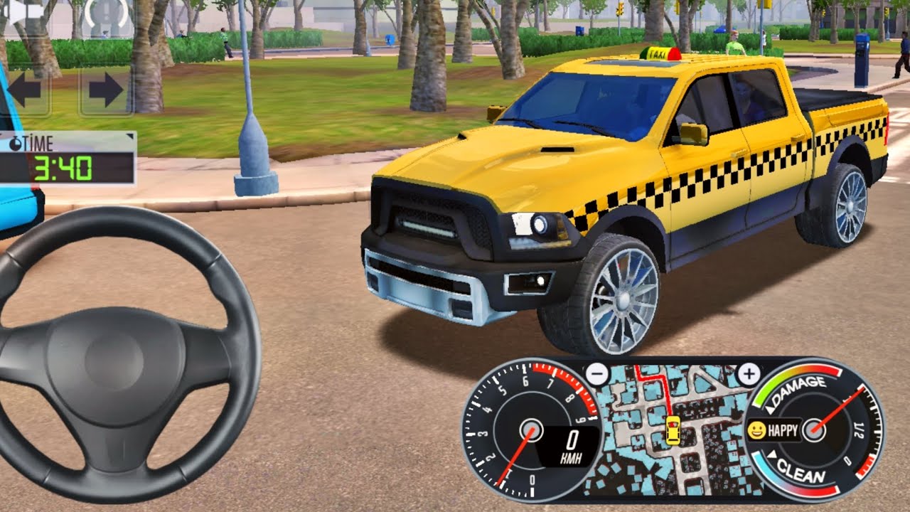 New Car Volkswagen Amarok 4x4 Taxi Driving Games : Taxi Simulator 2025 ...