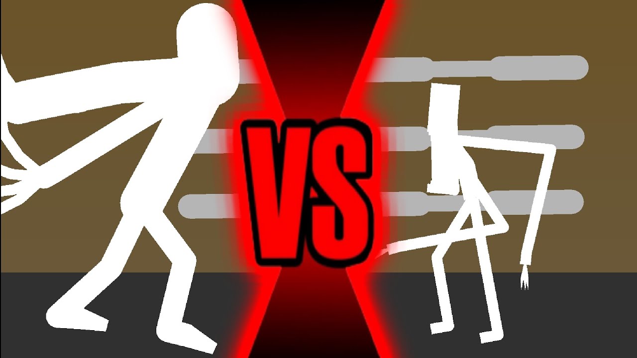 the brute vs cave dweller (monstrum vs Minecraft horror) (stick nodes ...