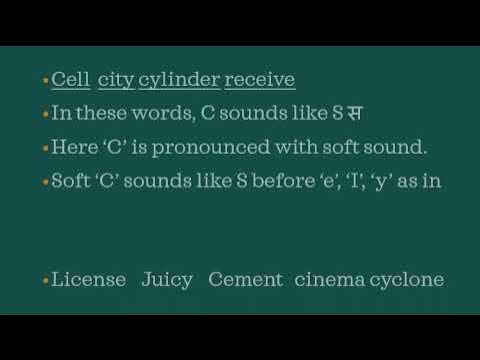 Hard and soft sounds - C & G | English Pronunciation - YouTube