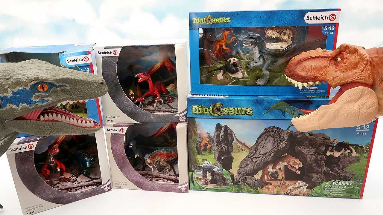 Dinosaur New Toy Unboxing - Schleich Dinosaurs | T-Rex, Dimorphodon ...
