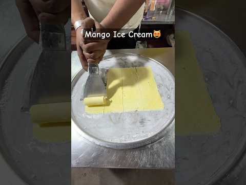 Live Mango Tawa Ice Cream😻 | Indian Street Food #shorts