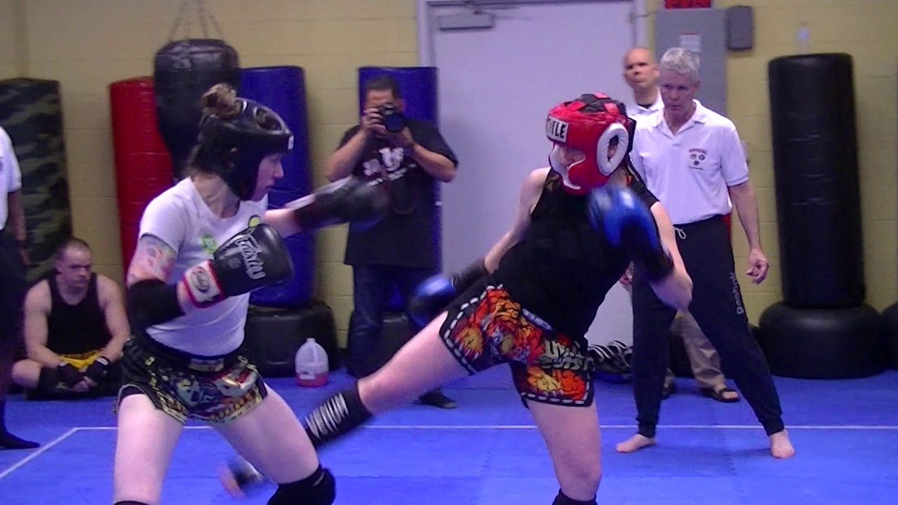 Nedra's IKF Kickboxing Match - 4-14-2019 - YouTube