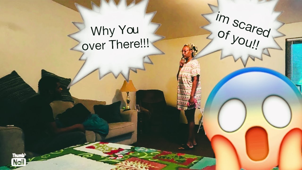 ACTING SCARED OF MY BOYFRIEND TOO SEE HIS REACTION*HE WAS NERVOUS*😱 ...