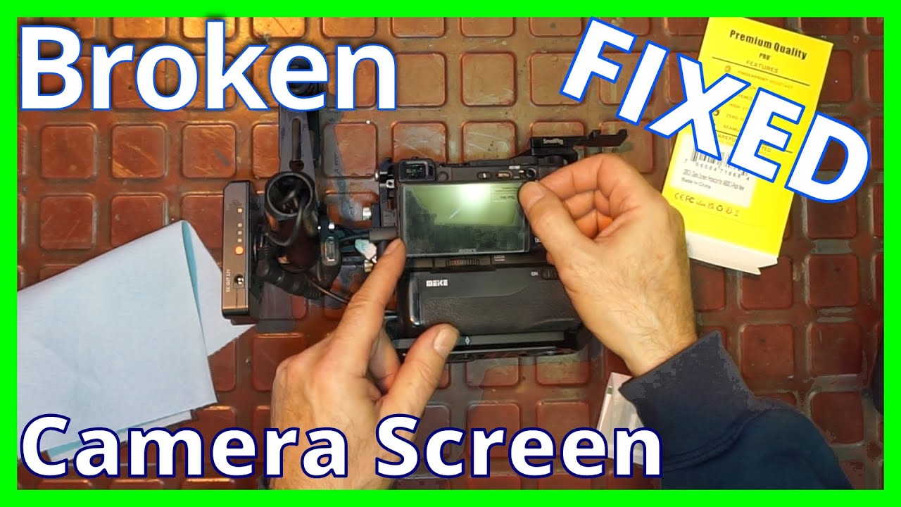 BROKEN Camera Screen? Budget Camera Screen ~ How To - EASY FIX! - YouTube