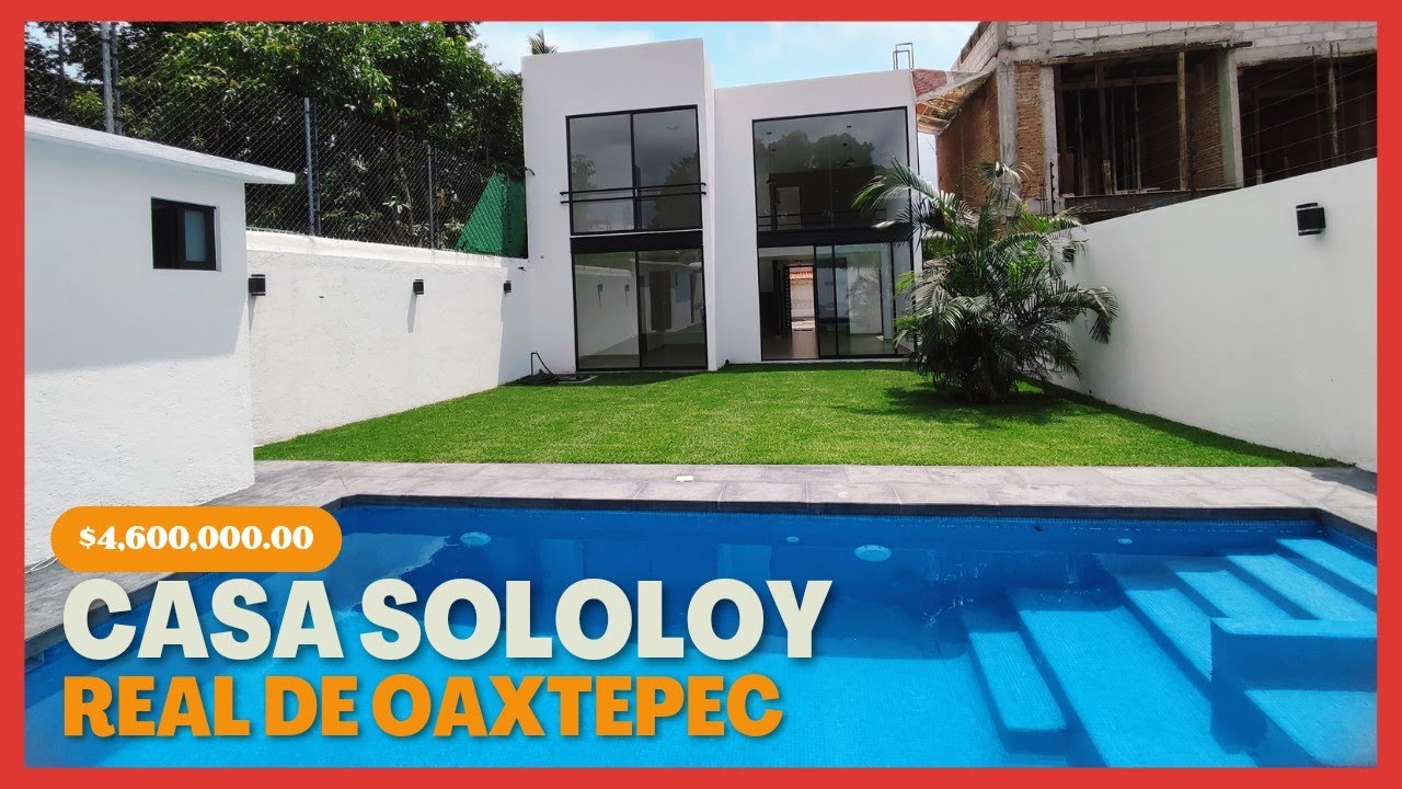 🏡Casa SOLOLOY ‼️REAL DE OAXTEPEC ‼️ PRECIOSA - YouTube