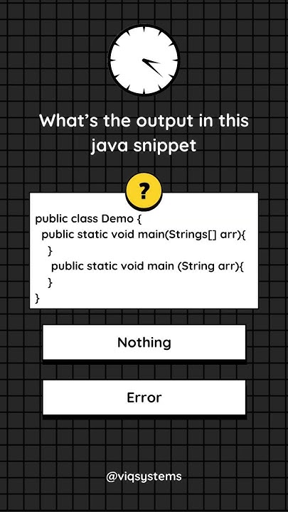 Quiz 01 Java Quiz Challenge Test Your Skills And Boost Your Knowledge