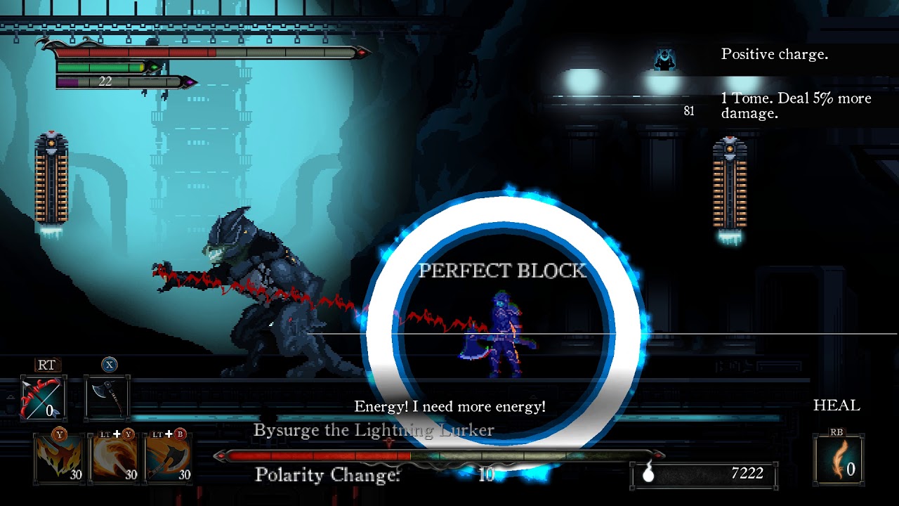 Death's Gambit: Bysurge( Heroic) Boss Fight (Lvl1) - YouTube