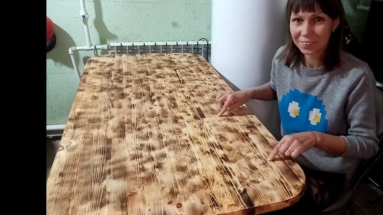 Делаем ,,мраморный,,стол - YouTube