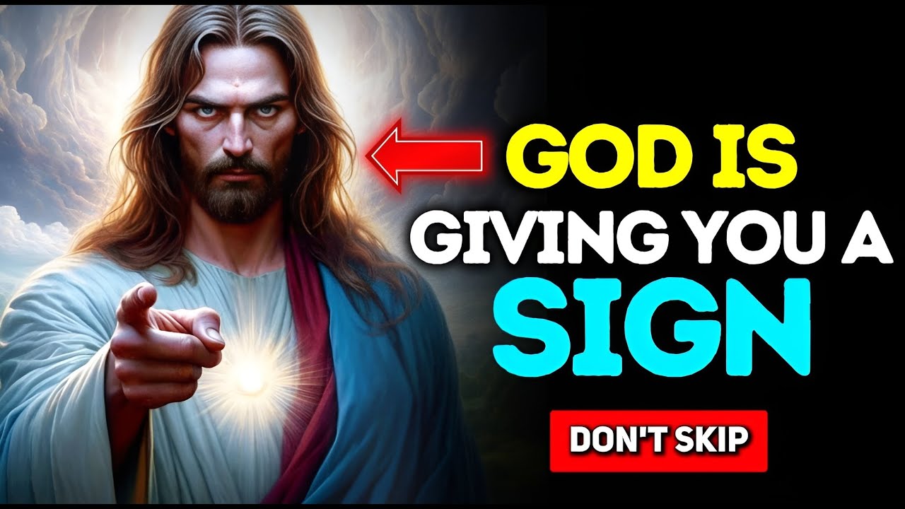 GOD IS GIVING YOU A SIGN | GOD MESSAGE TODAY I GOD MESSAGE TODAY | GOD ...