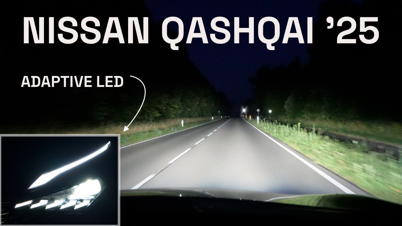 2025 Nissan Qashqai Facelift: Voll-LED Scheinwerfer mit adaptivem ...