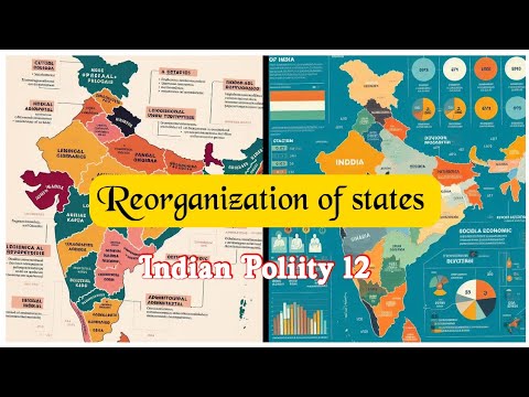 Reorganization of Indian states. #indianpolity #indianconstitution ...