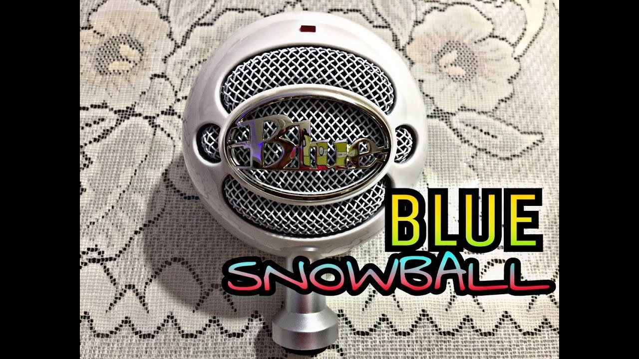 BLUE SNOWBALL MIC UNBOXING BUDGET MICROPHONE - YouTube