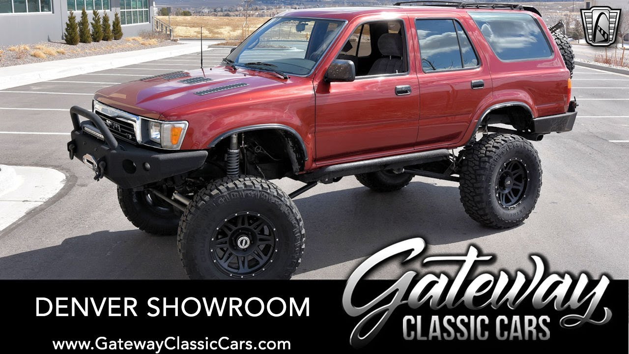 1991 Toyota 4Runner - Gateway Classic Car - Denver #980 - YouTube