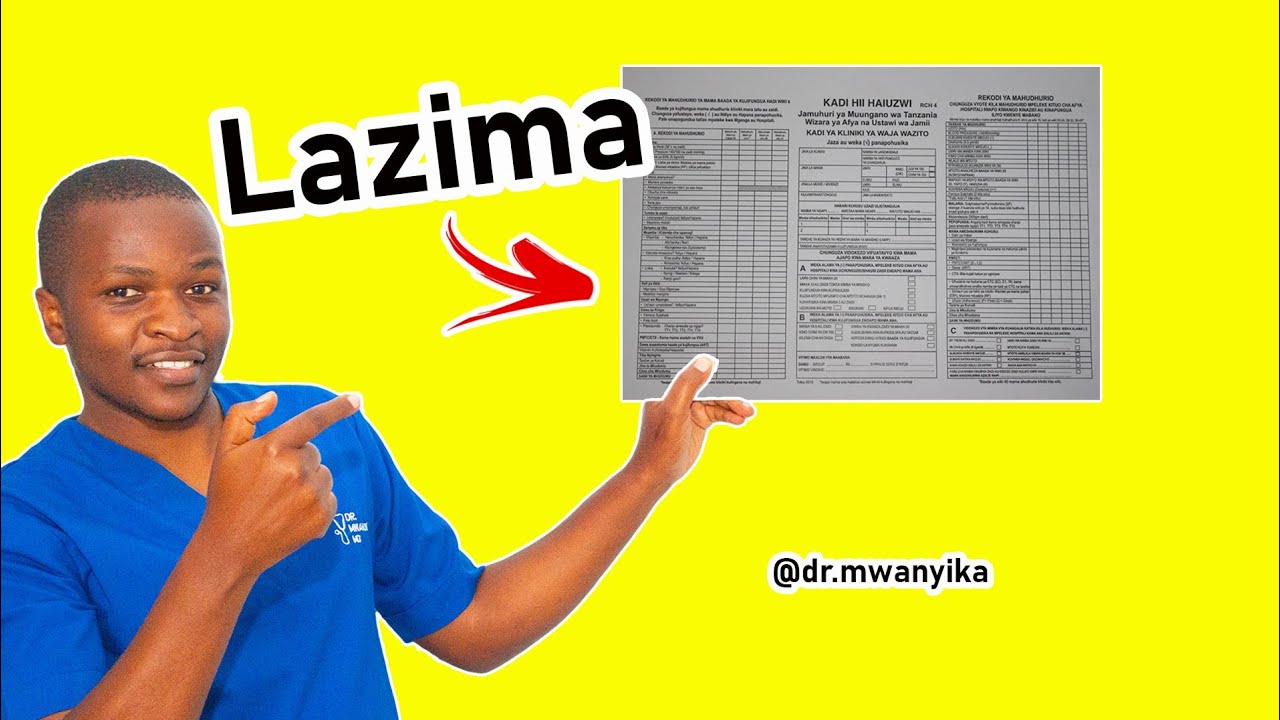 Je Mjamzito Kujua Taarifa Za Kwenye Kadi ya Kliniki Katika Kipindi ...
