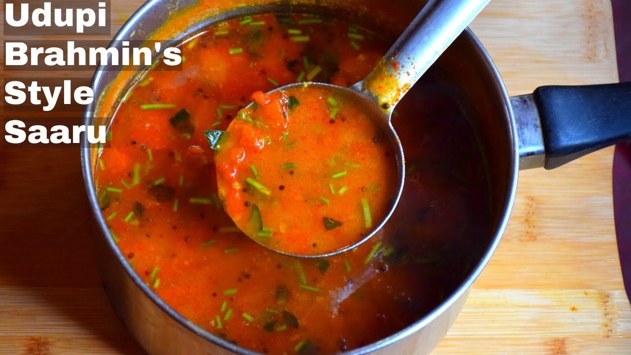 Udupi Brahmin's Style Saaru Recipe - Udupi Rasam - ಉಡುಪಿ ಸಾರು Recipe by ...