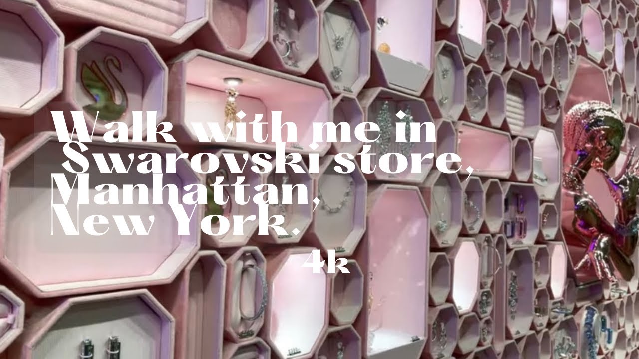 Walk with me in Swarovski store,Manhattan,New York,4k. - YouTube