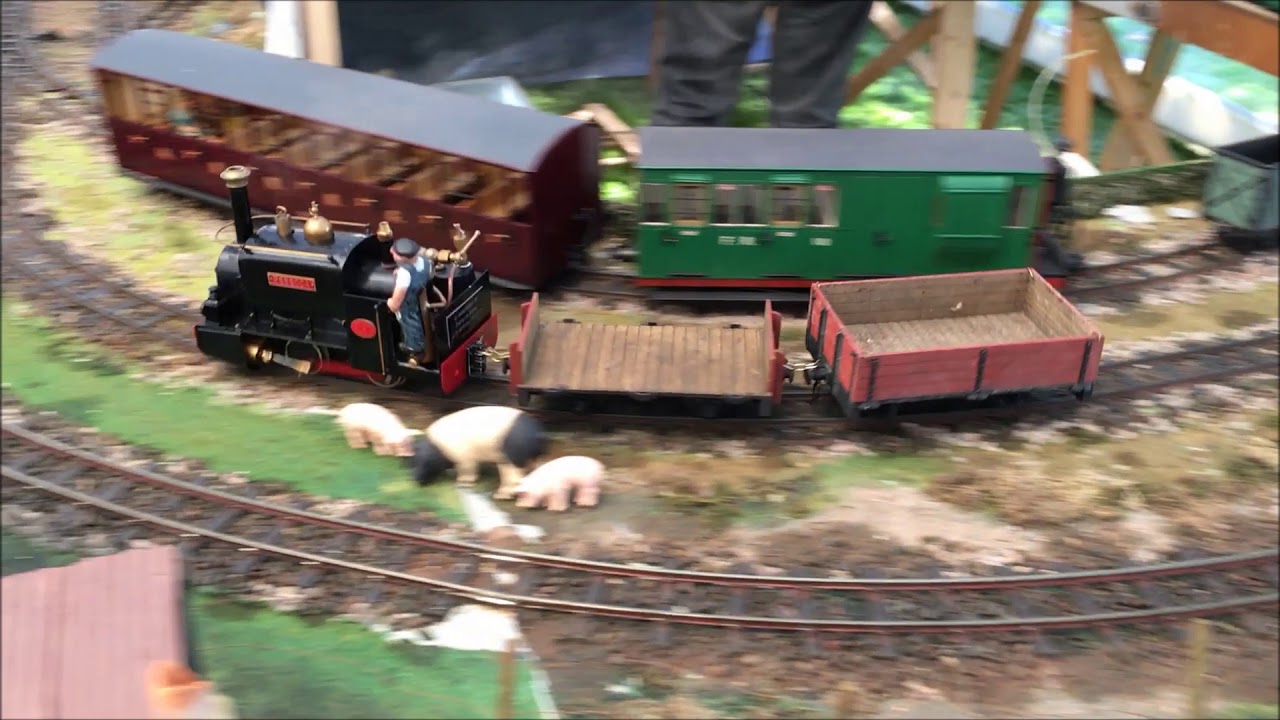 PJLW Quarry Hunslet Style Modified Mamod SL Steam Engine Locomotive ...