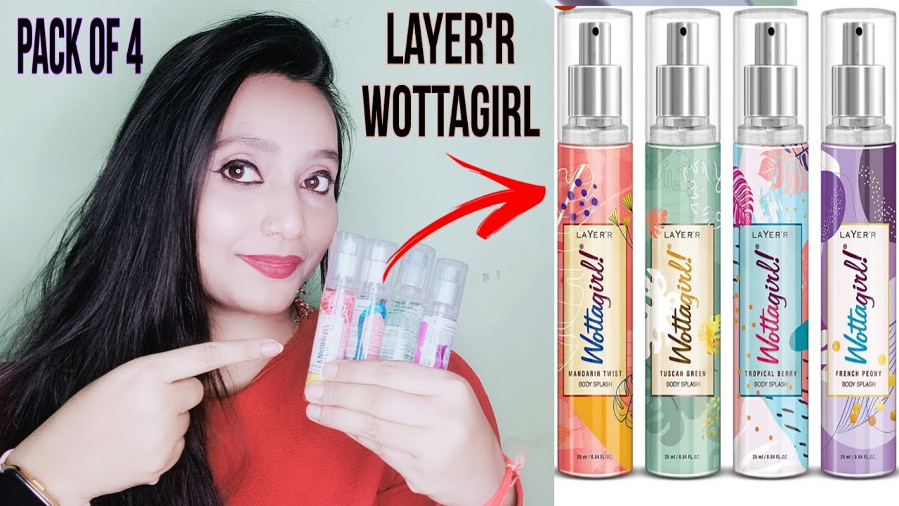 Layer wottagirl pack of 4 review | layer wottagirl body splash review # ...