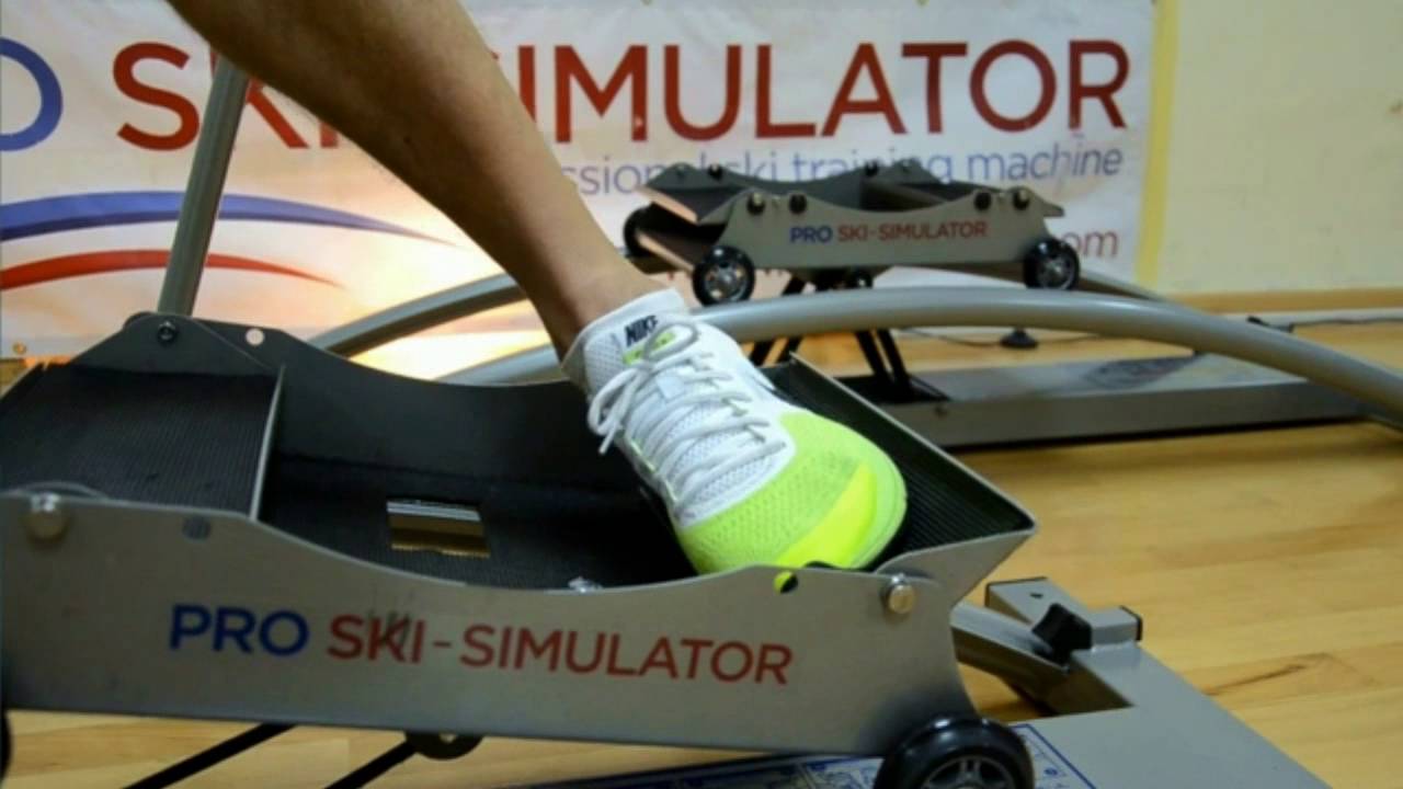 Pro ski simulator - Sports Physiotherapy - YouTube