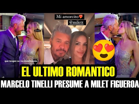 ¡TEMPLADAZO! MACELO TINELLLI PRESUME ORGULLOSO A MILET FIGUEROA