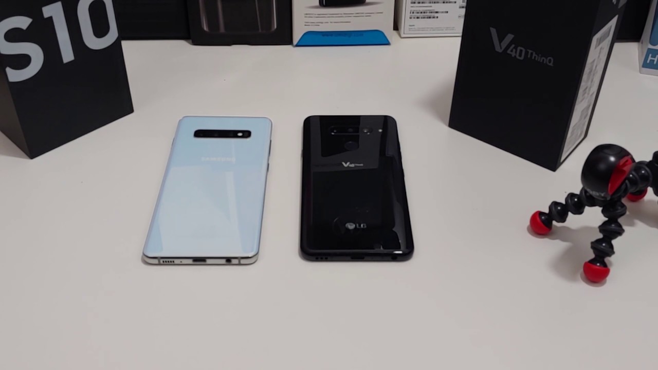 Samsung Galaxy S10 Vs Lg V40 Thinq The Ultimate Speaker Battle Youtube