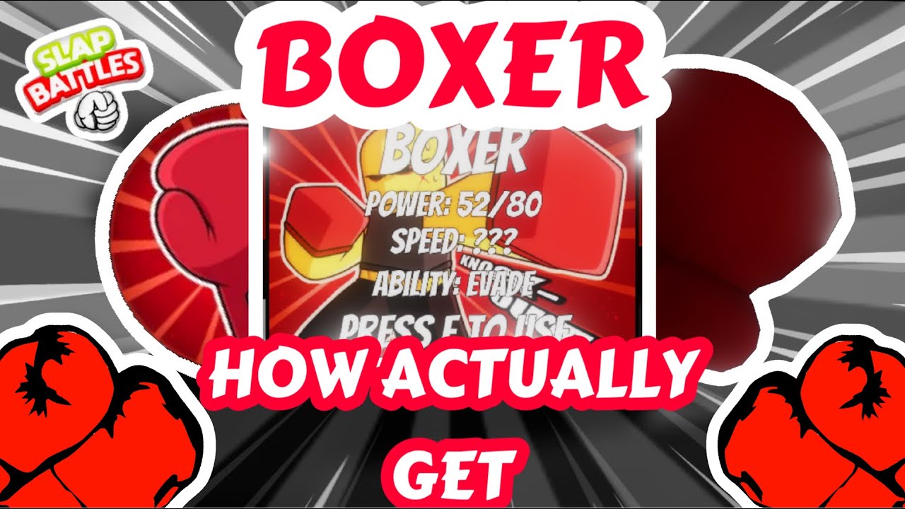 How to actually get the (boxer glove) + showcase in slap battles 👏 ...