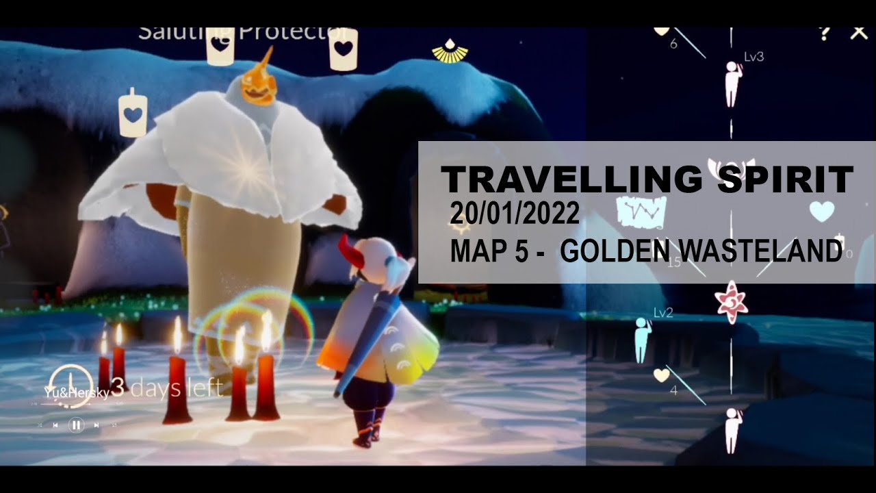 Vị trí Traveling Spirit | SALUTING PROTECTOR |Map 5| Sky Children of ...