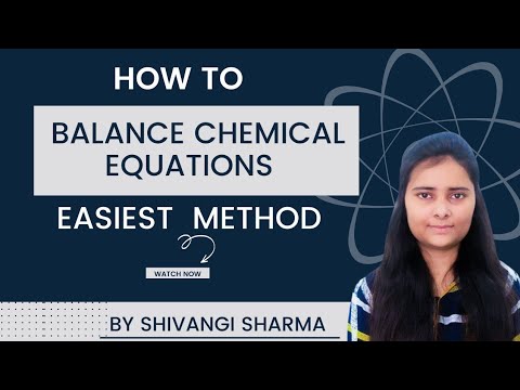 How to Balance Chemical Equations | Easiest way to balance Chemical ...