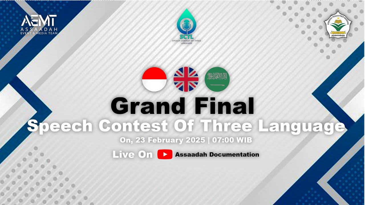 Grand Final SCTL (Speech Contest Of Three Languages ) Session 2 ...