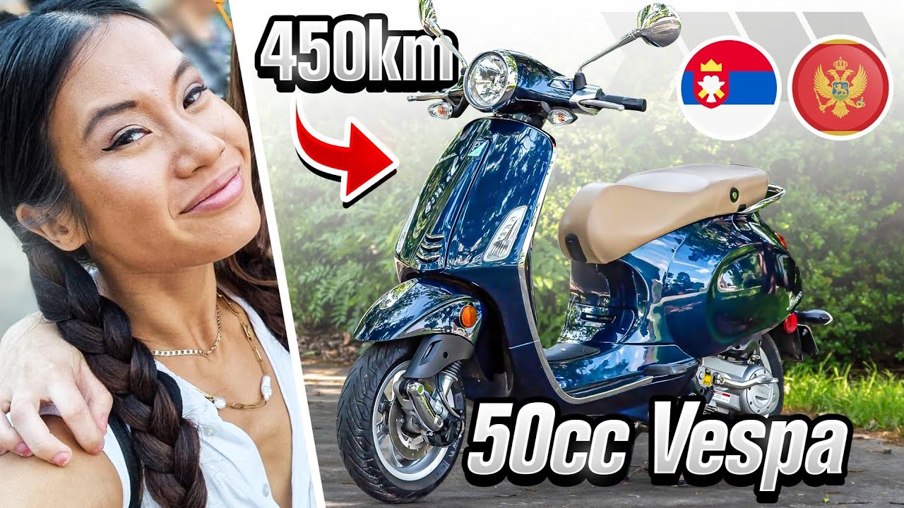 Belgrade, Serbia to Nikšić, Montenegro on a 50cc Vespa 🛵 - YouTube