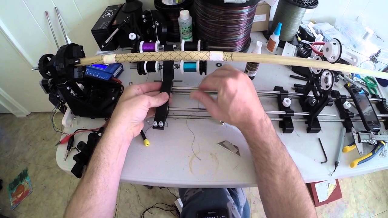 Rail wrapper thread carriage instalation - YouTube