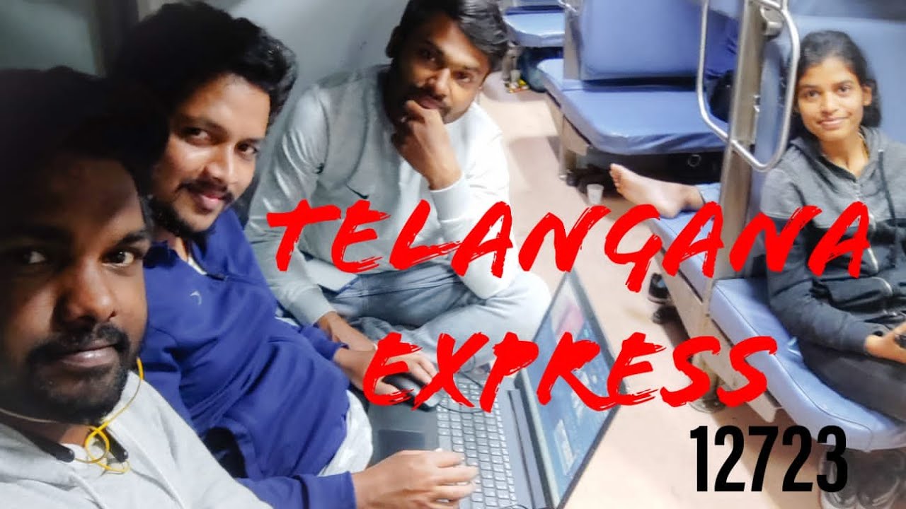 Telangana Express - 12723 | Hyderabad - Delhi | AC three tier | WAH TAJ ...