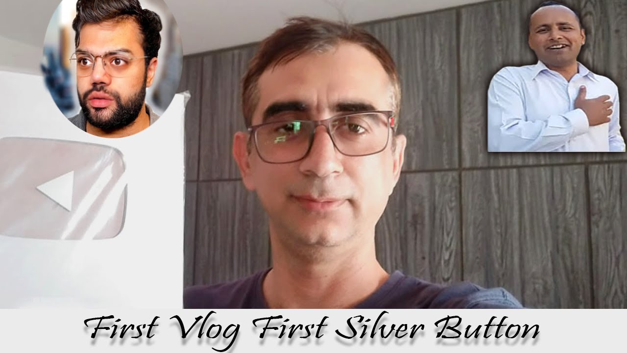Big Surprise First Silver Button by YouTube | Zia Habib Vlogs - YouTube