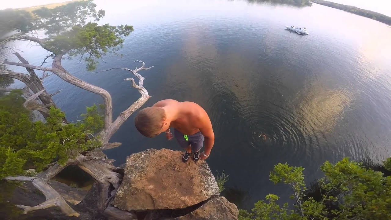GoPro Cliff Diving Missouri - YouTube