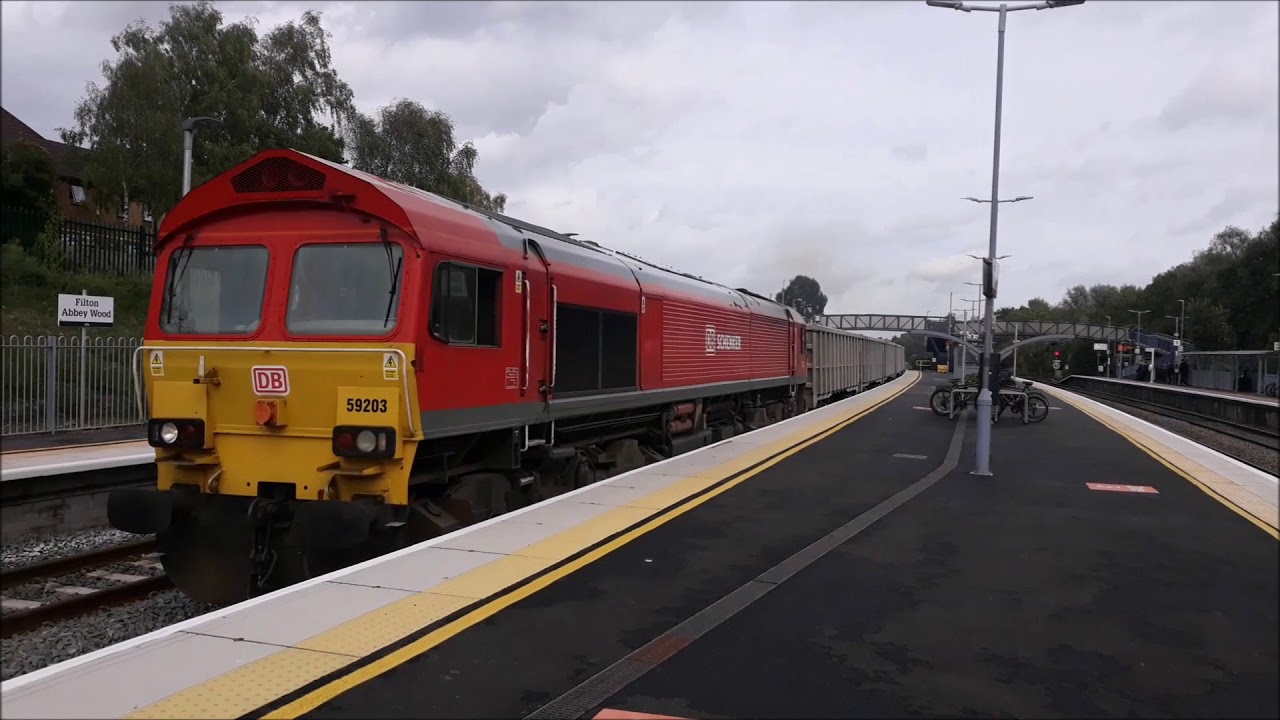 Filton Abbey Wood | Class 68002 and 68004 | Class 59203 | 09/10/19 ...