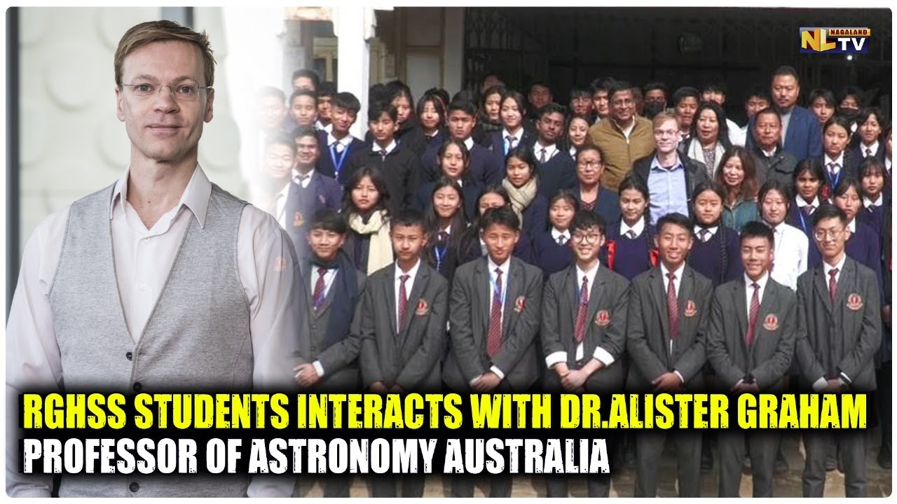 RGHSS STUDENTS INTERACTS WITH DR.ALISTER GRAHAM PROFESSOR OF ASTRONOMY ...