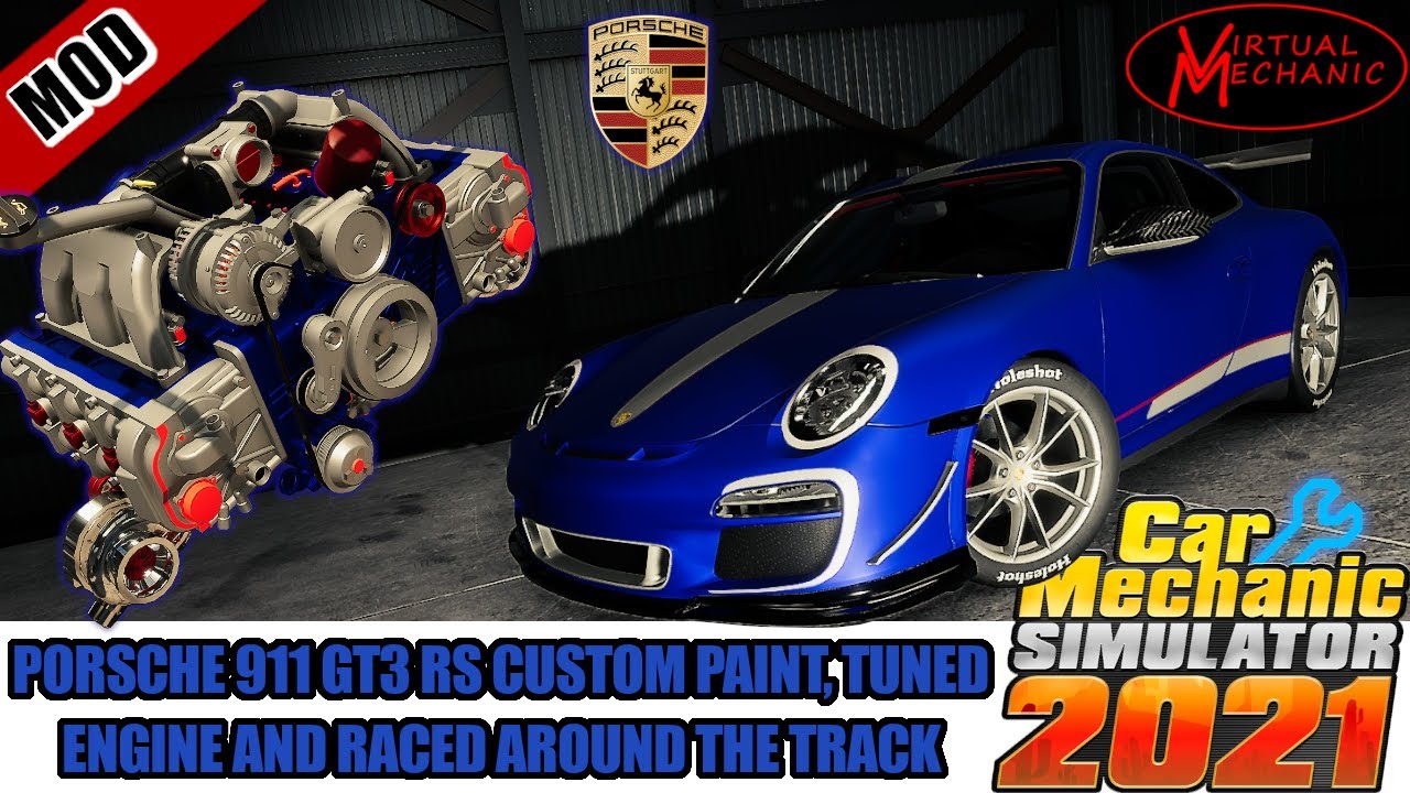 Porsche 997, 911 GT3 RS custom paint, tuned engine and tracked - Car ...
