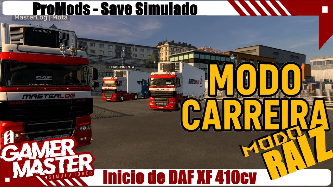 ETS2 Modo Carreira Modo Raiz I Vamos inicializando - YouTube
