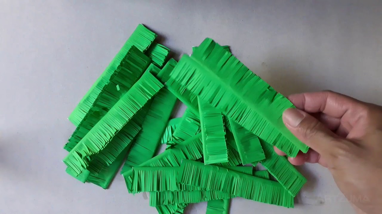 DIY Making Miniature Nipa Hut - Preparations Making Materials for Nipa ...