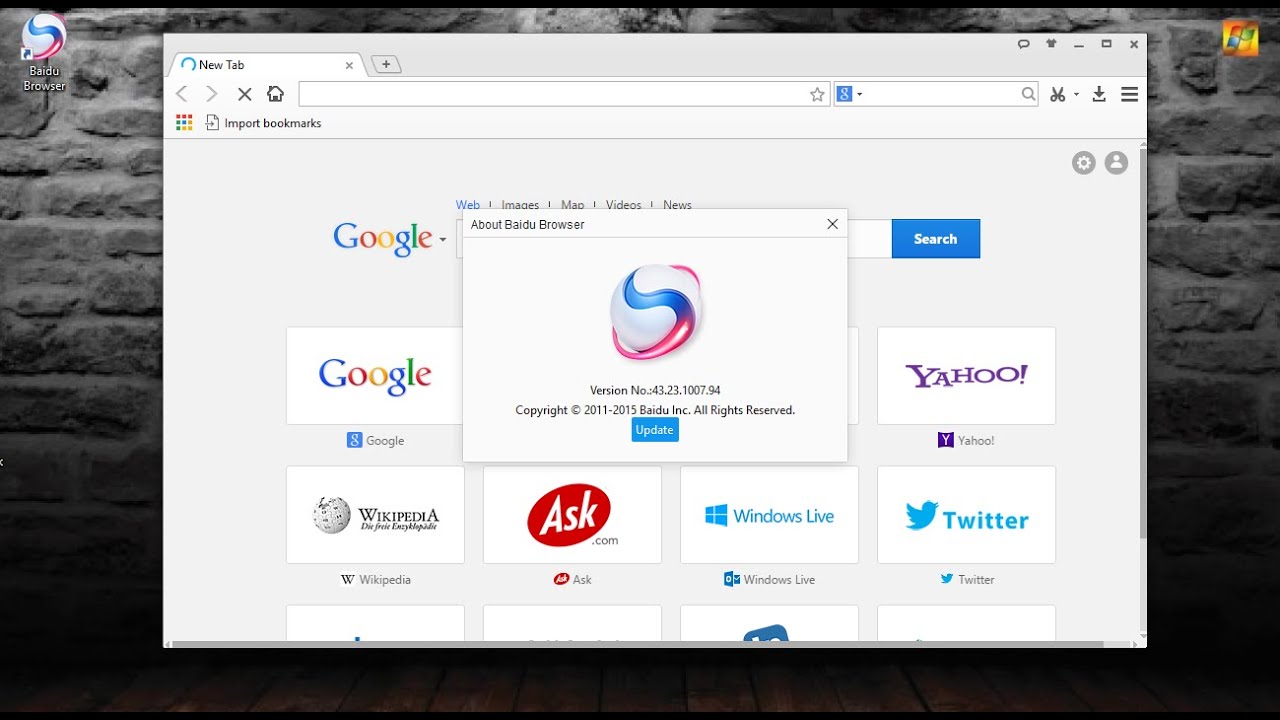 Baidu Browser 43.23.1007.94 - YouTube