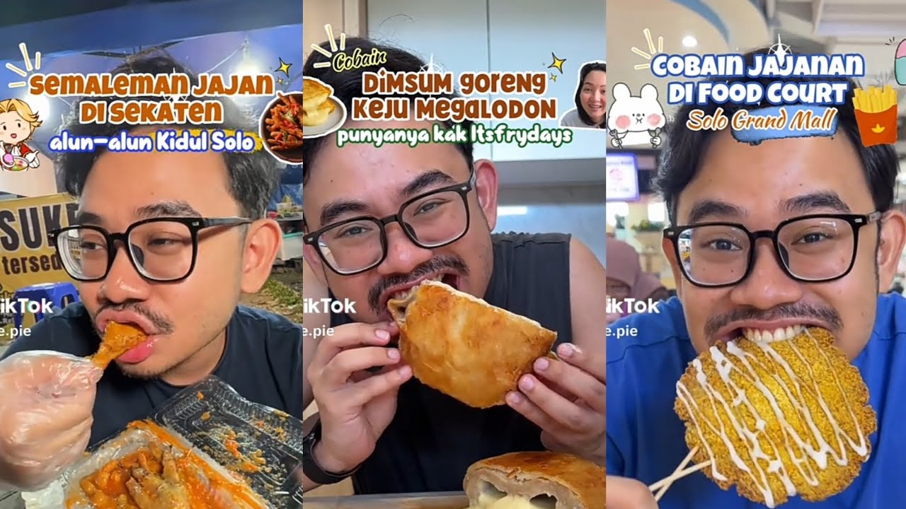 SEMALEMAN JAJAN DI SEKATEN | tiktok mukbang @ravie.pie - YouTube